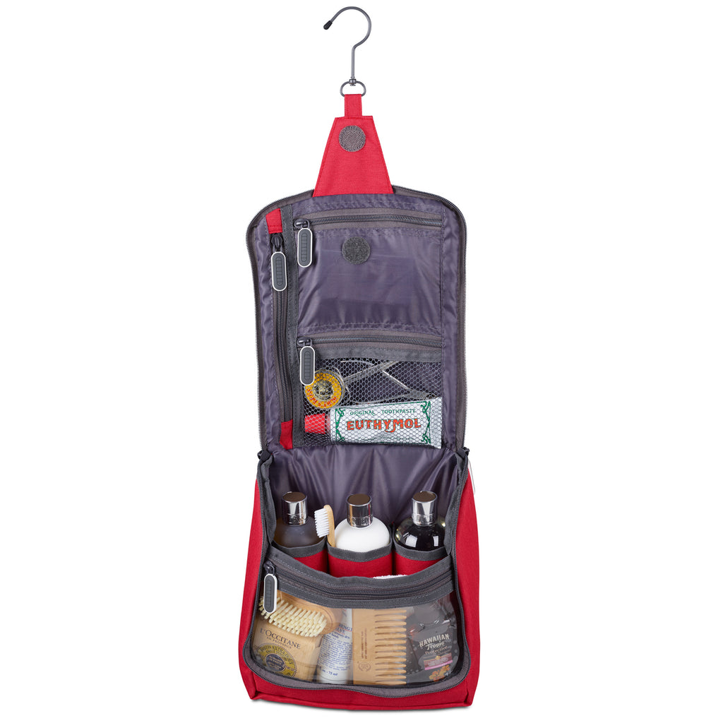 noome® Large Hanging Red Toiletry Wash Bag