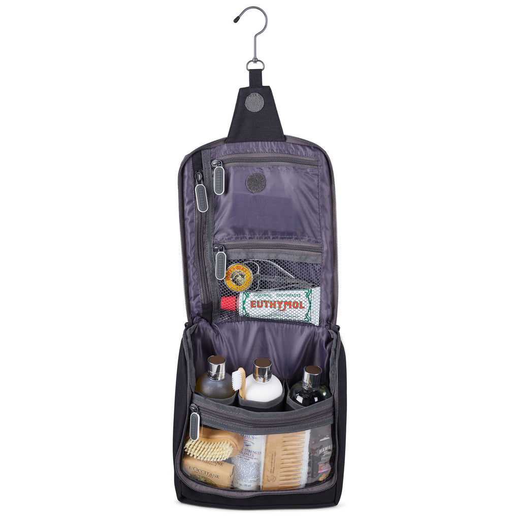 noome® Large Hanging Black Toiletry Wash Bag
