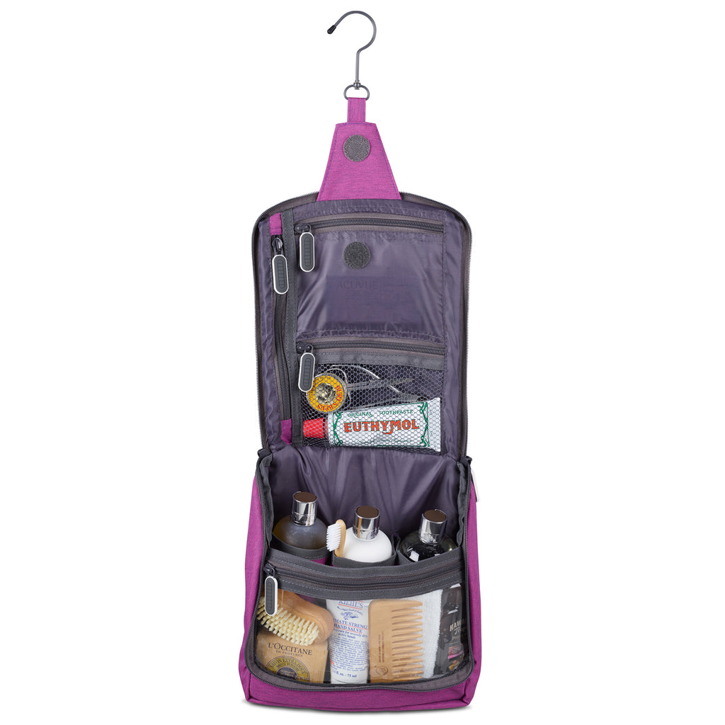 noome® Large Hanging Purple Toiletry Wash Bag